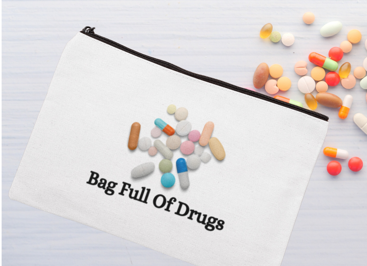 Bag full of drugs Medication Pouch Bag – Beyond Boundaries